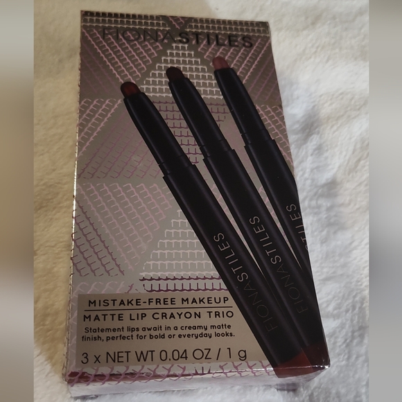 Fiona Stiles | Makeup | Fiona Stiles Matte Lip Crayon Trio Set | Poshmark